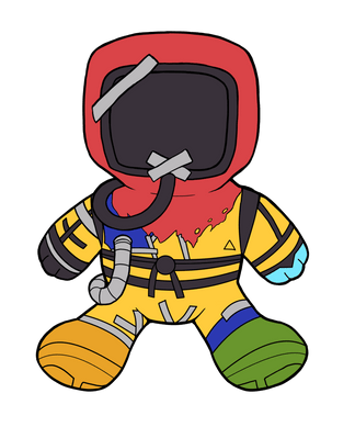 Hazmat Suit Plush – Rust-Inspired 8" Collectible | FIGZ